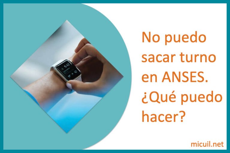 No puedo sacar turno en ANSES. ¿Qué puedo hacer? - Mi Cuil